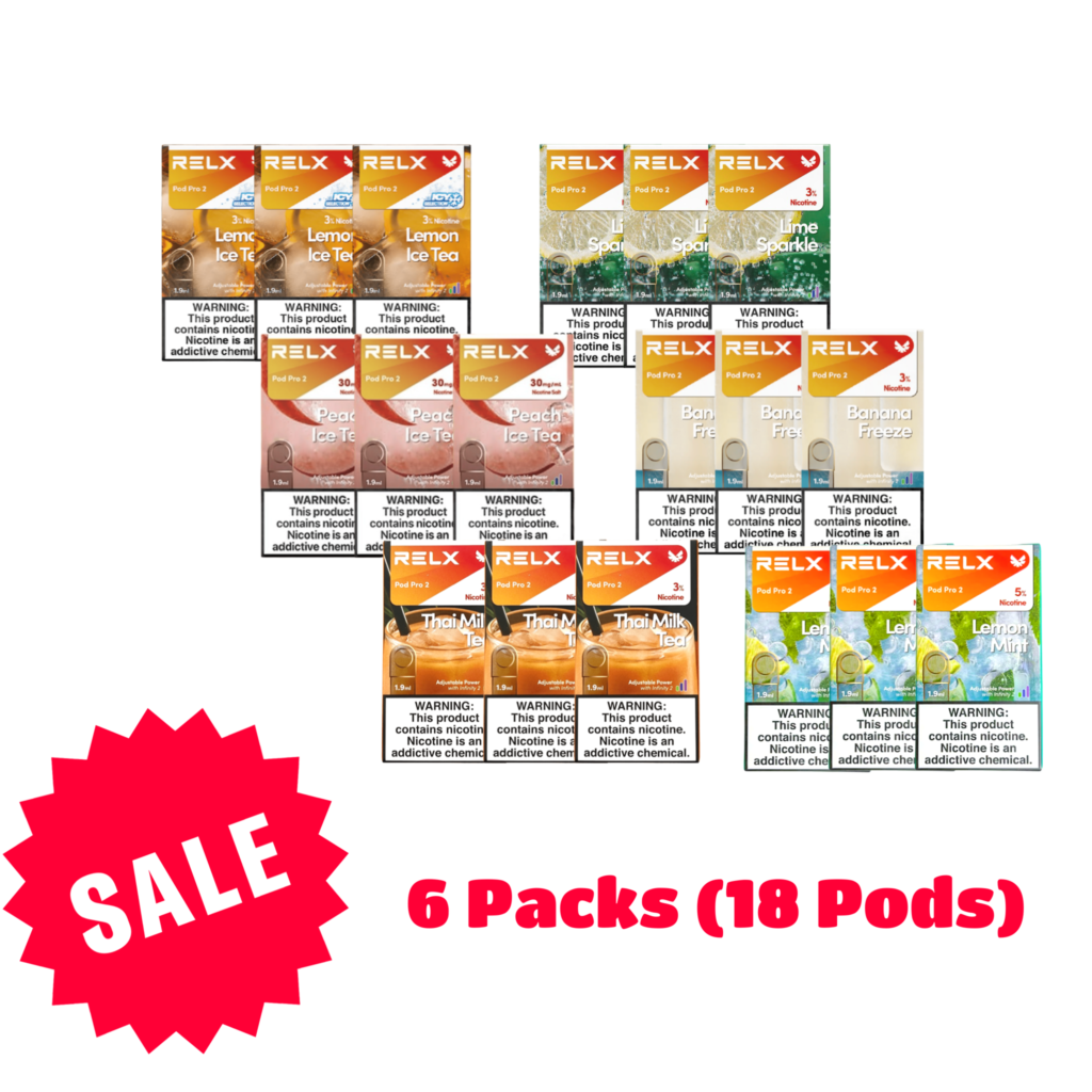 RELX Infinity Pro 2 Pod Sale Bundle (18 Pods)